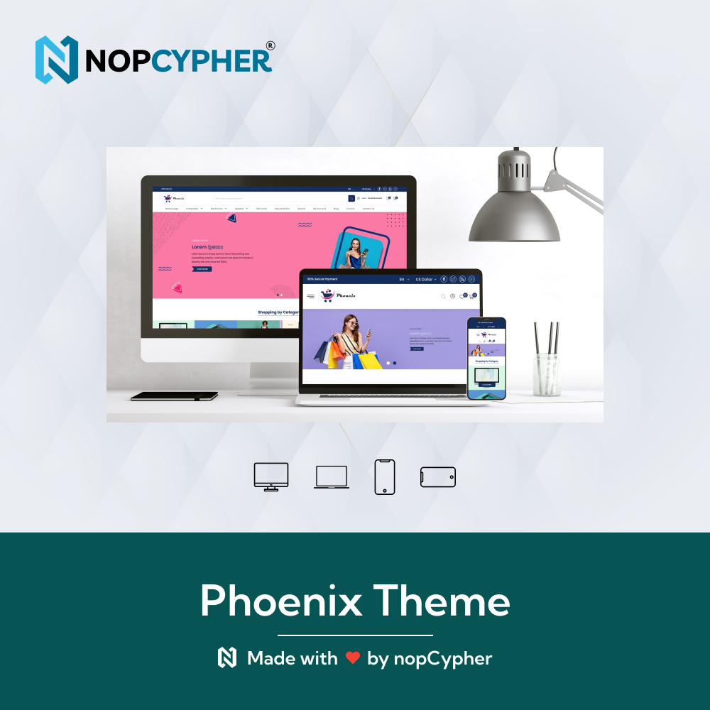 Phoenix nopCommerce Theme - nopCypher - eCommerce Development Solution Provider